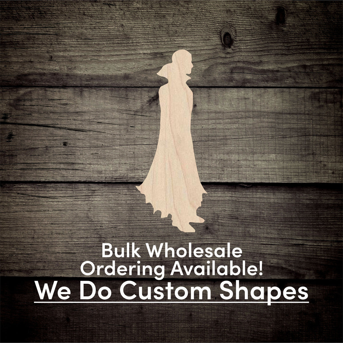 Vampire Unfinished Wood Cutout Shapes - Laser Cut DIY Craft – LaserLingo